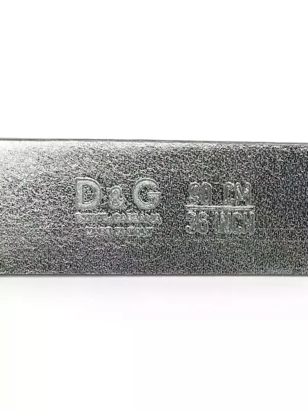 Dolce & Gabbana Logo Plaque Belt