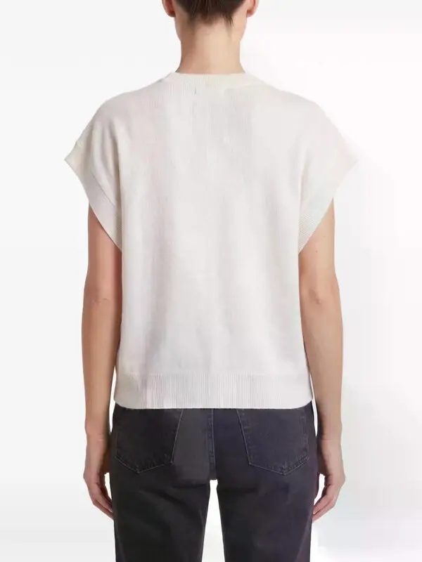 Brunello Cucinelli Sequin-embellished Short-sleeve Sweater