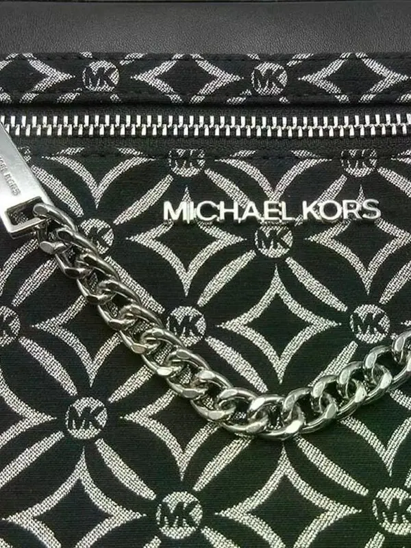 Michael Kors Large Jet Set Monogram-print Crossbody Bag
