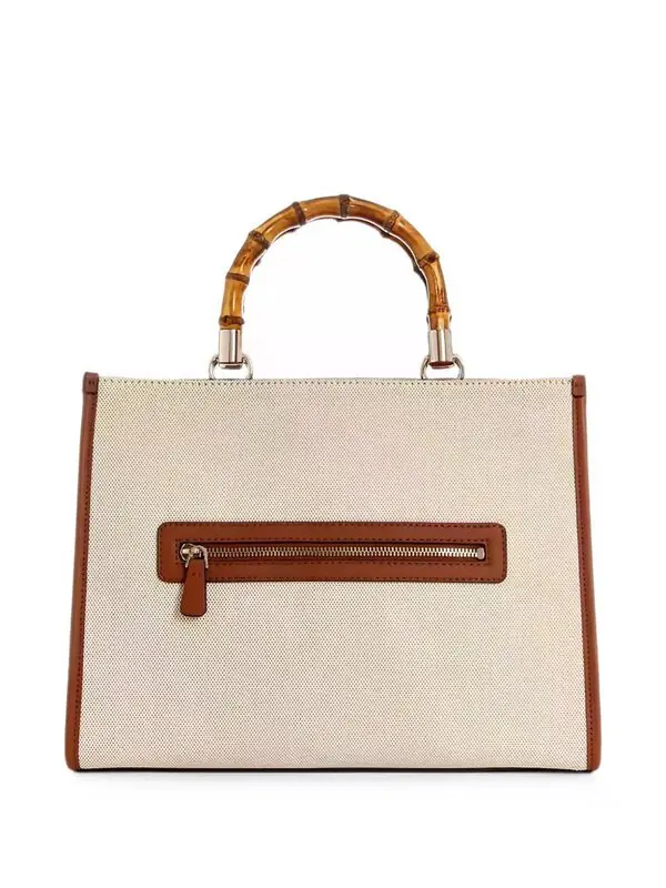 Guess Kerima Bamboo-handle Tote Bag