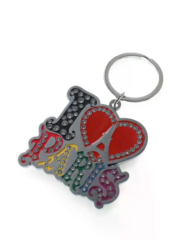 RASSVET I Love Paris Rhinestone-embellished Keyring