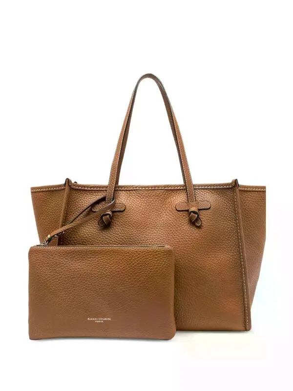 GIANNI CHIARINI Marcella Leather Tote Bag