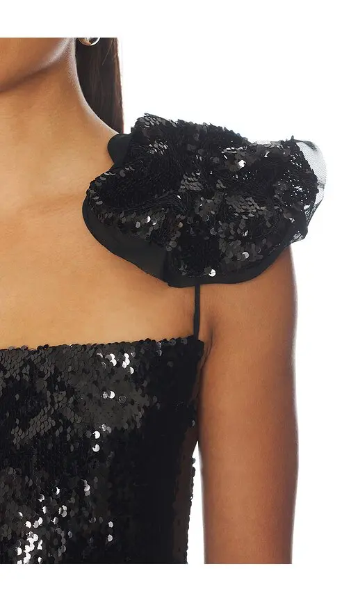 MOTHER OF ALL Etta Sequins Maxi Dress