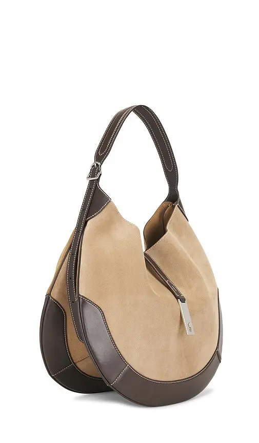 Polo Ralph Lauren Suede Medium Leather Shoulder Bag