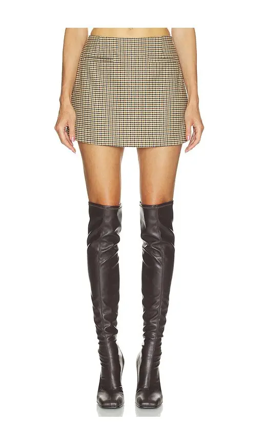 SANS FAFF Check Mini Skort In . Also