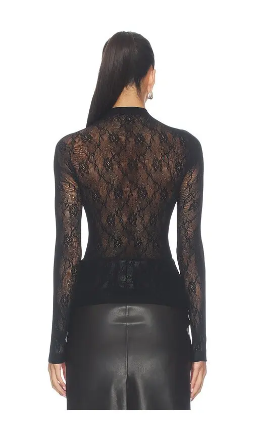 Swedish Stockings Nova Lace Long Sleeve Top In . Also