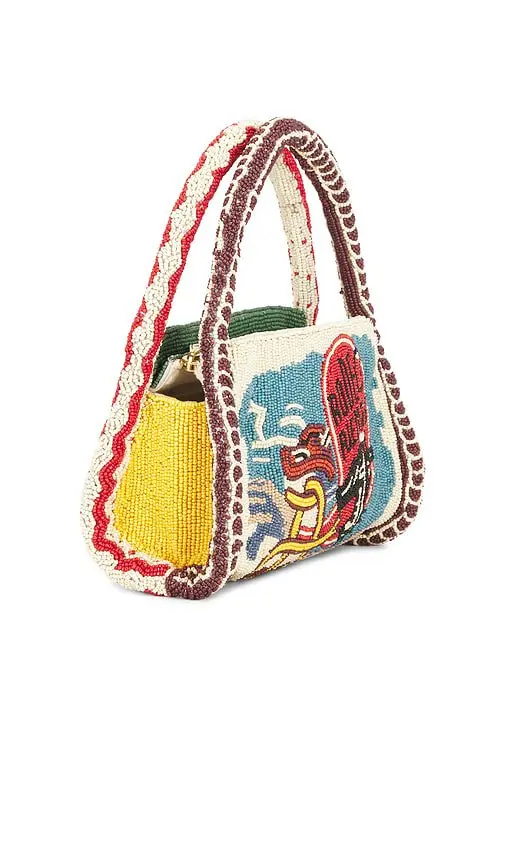 ALEMAIS Ace Beaded Barrel Bag