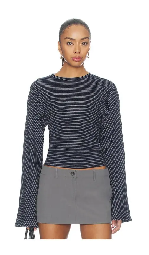 ALL THE WAYS Davey Long Sleeve Top In . Also