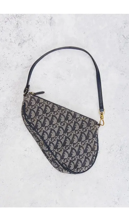 FWRD RENEW Dior Diorissimo Pochette Saddle Bag