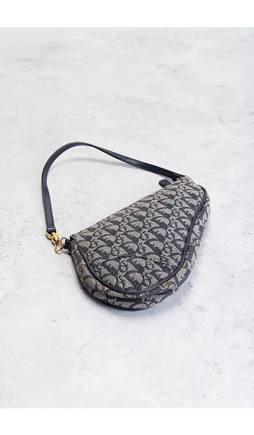 FWRD RENEW Dior Diorissimo Pochette Saddle Bag