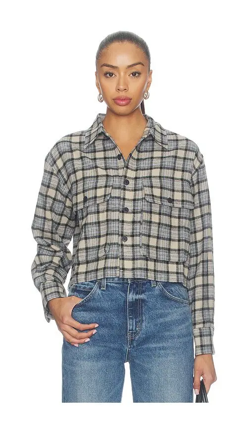 Good American The Patch Pocket Shirt In . Also