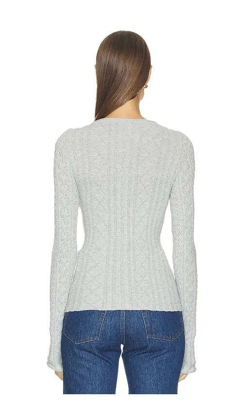 Free People So Soft Seamless Modal Cable Long Sleeve Top In . Also