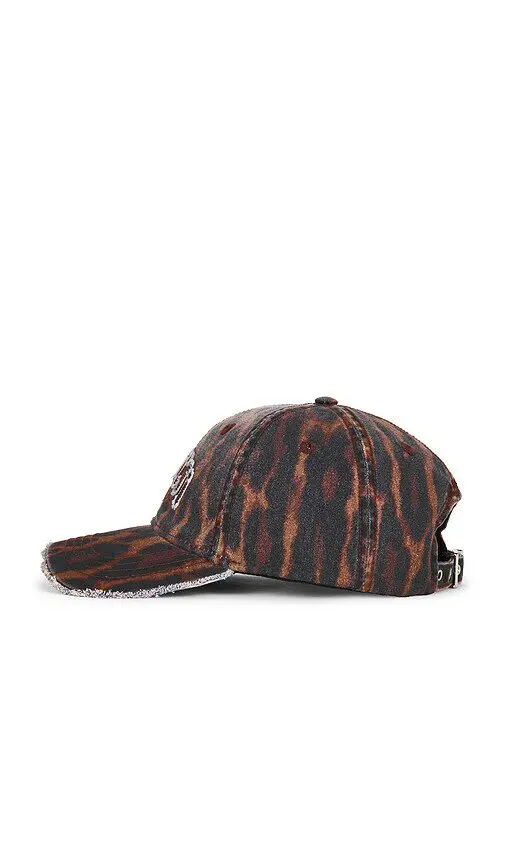 GANNI Printed Washed Cotton Oceliot Leopard