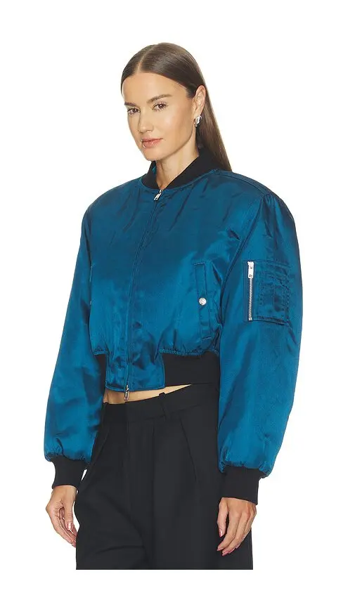 WILLY CHAVARRIA Cropped Bomber Jacket In . Also