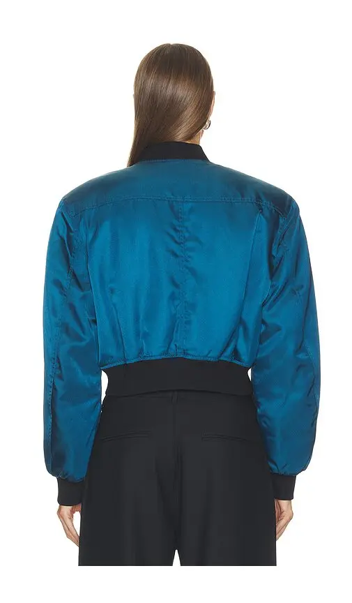WILLY CHAVARRIA Cropped Bomber Jacket In . Also
