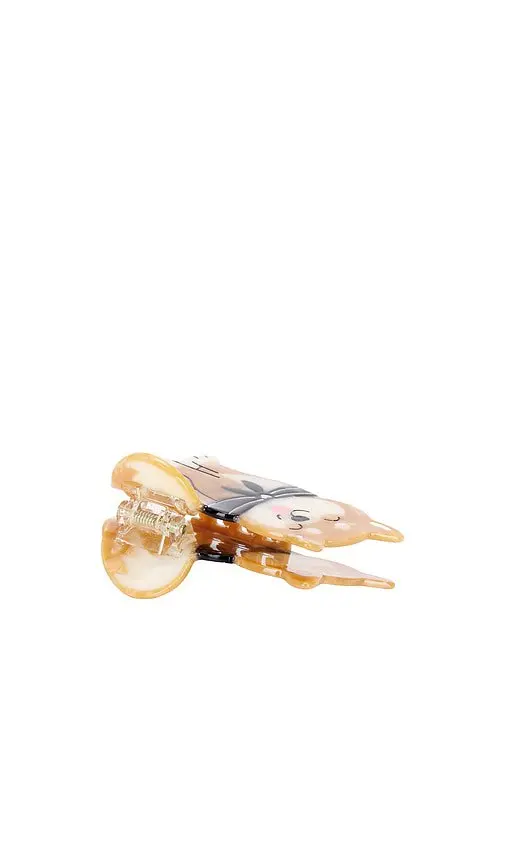 SOLAR ECLIPSE Hand-painted Shiba Inu Claw Hair Clip