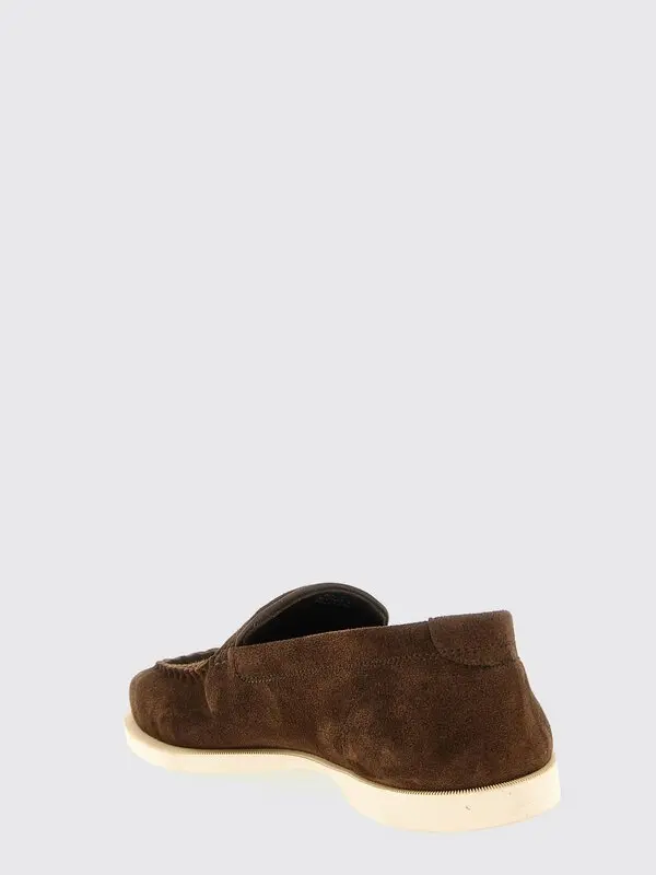 John Lobb Pace Suede Loafers - Brown