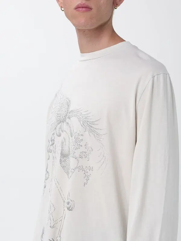 Our Legacy Long-sleeve Organic Cotton T-shirt With Graphic Print