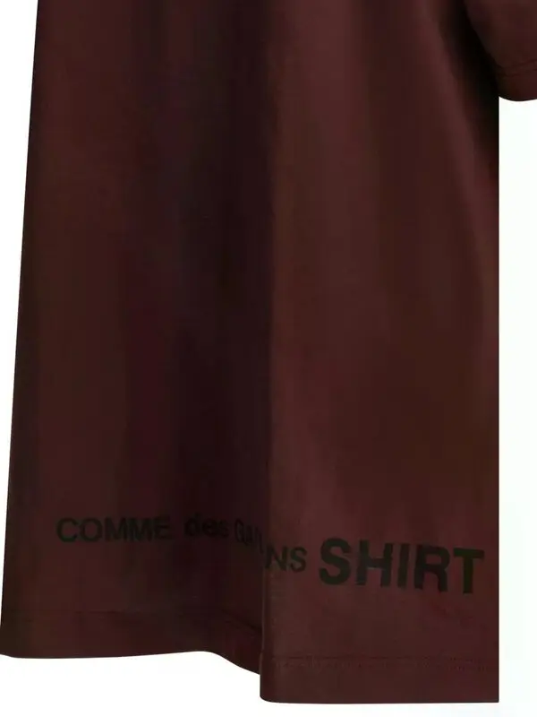 Comme Des Garçons Logo-print Crew-neck T-shirt