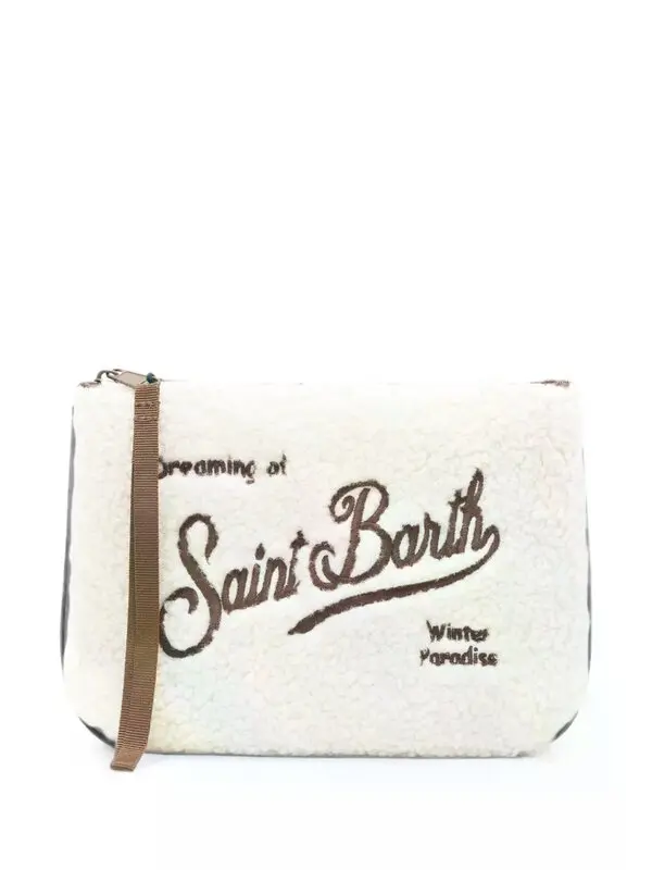 MC2 SAINT BARTH Aline Embroidered Clutch Bag