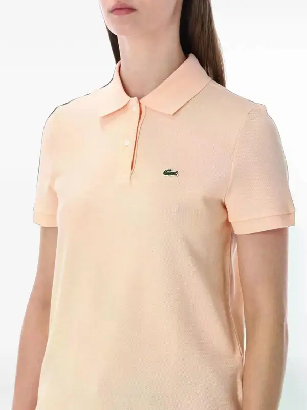 Lacoste Petit Pique-knit Polo Shirt - Orange