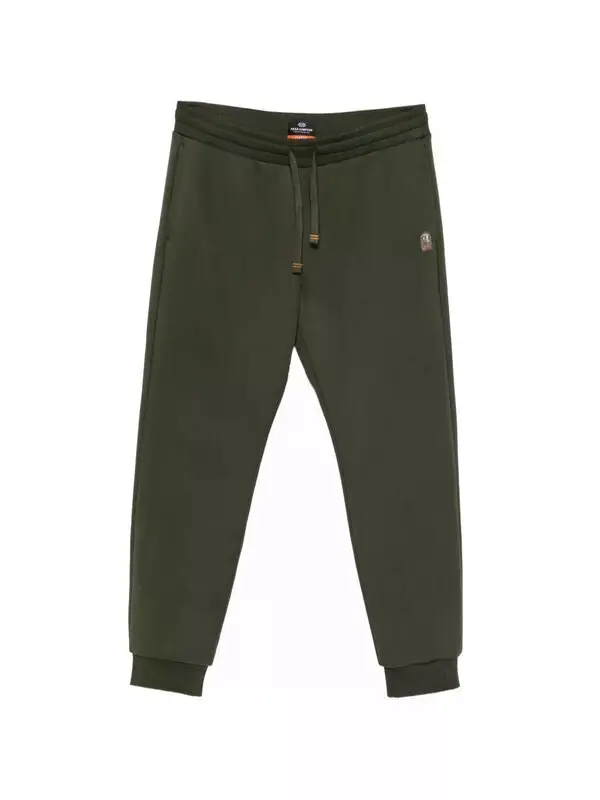 PARAJUMPERS Makalu Drawstring Logo-patch Track Pants - Green