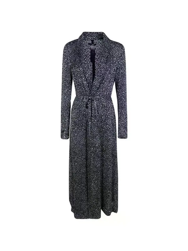 SAPIO Devoré Belted Coat