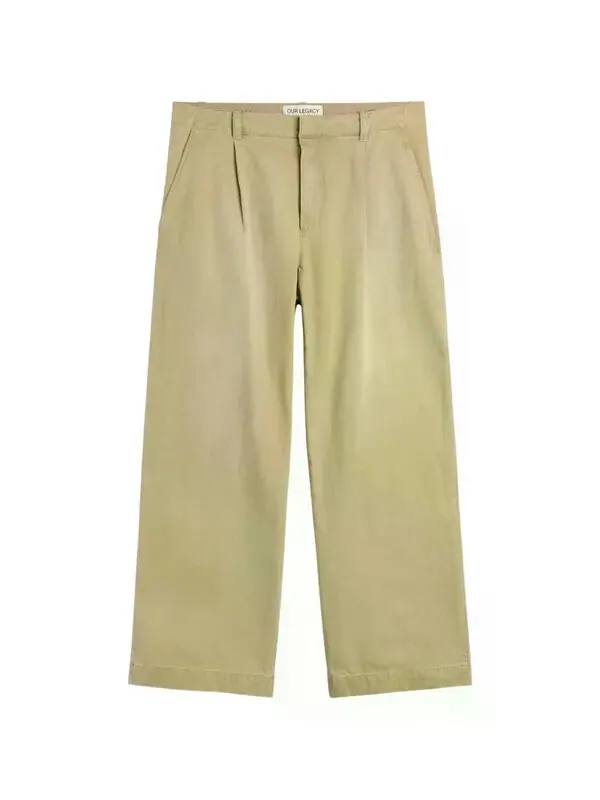 Our Legacy Still Pleated Pigment-drill Chinos