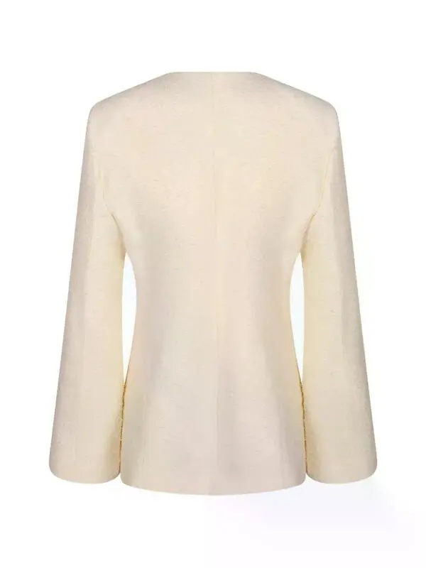 RÓHE Button-up Collarless Jacket