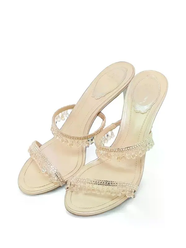 Rene Caovilla Chandelier Crystal-embellished Sandals