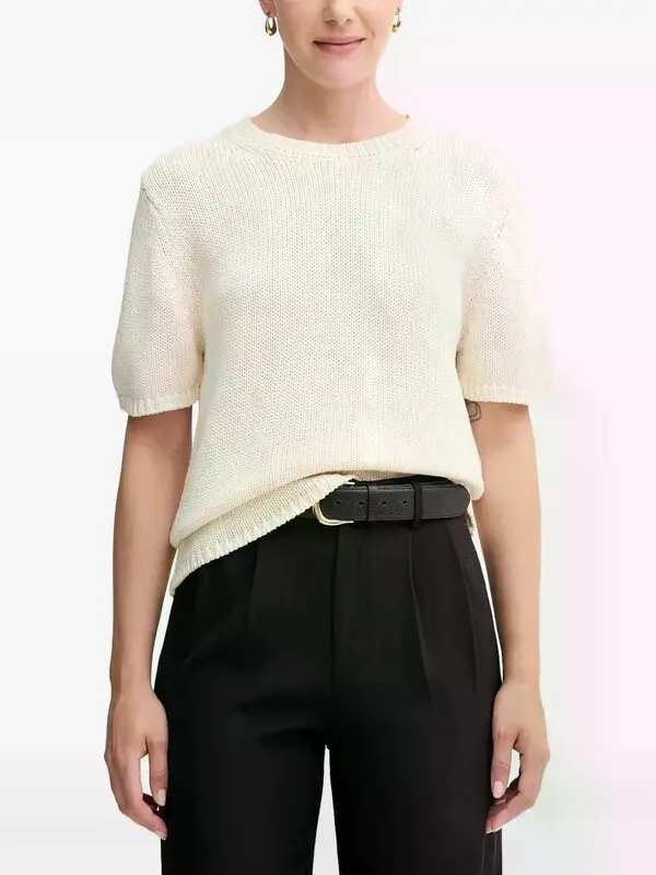 MOS MOSH Mmarin Short-sleeve Knitted Sweater