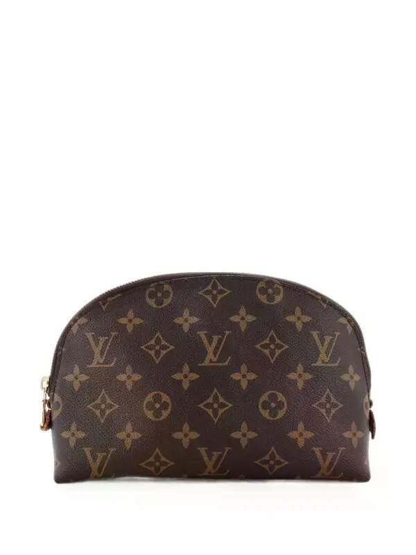 LOUIS VUITTON Cosmetic Monogram Canvas Pouch - Brown