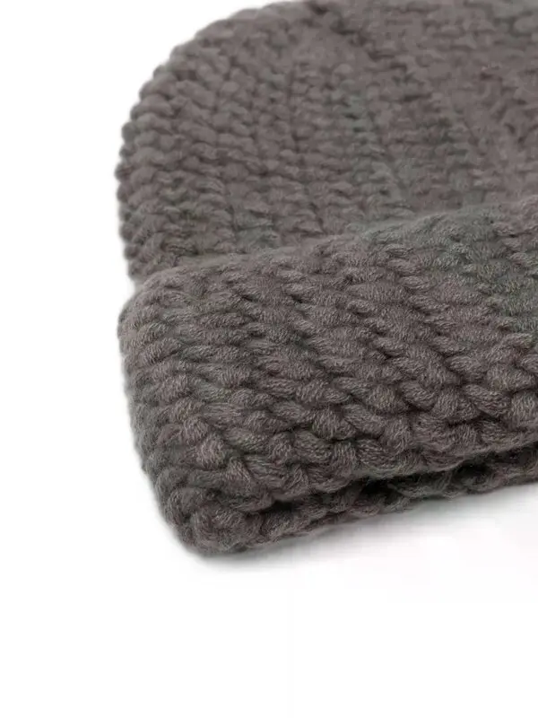 LISKA Arala Chunky-knit Cashmere Beanie Hat