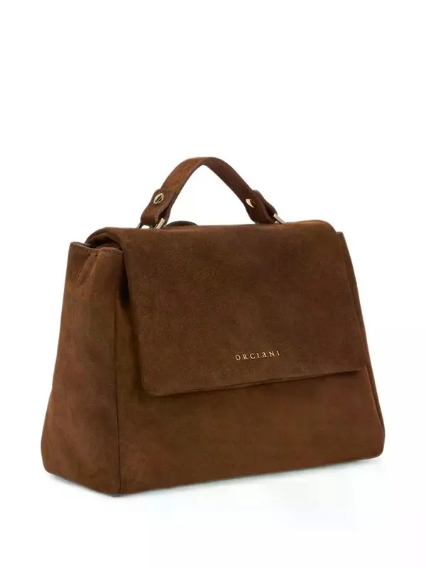Orciani Sveva Suede Shoulder Bag
