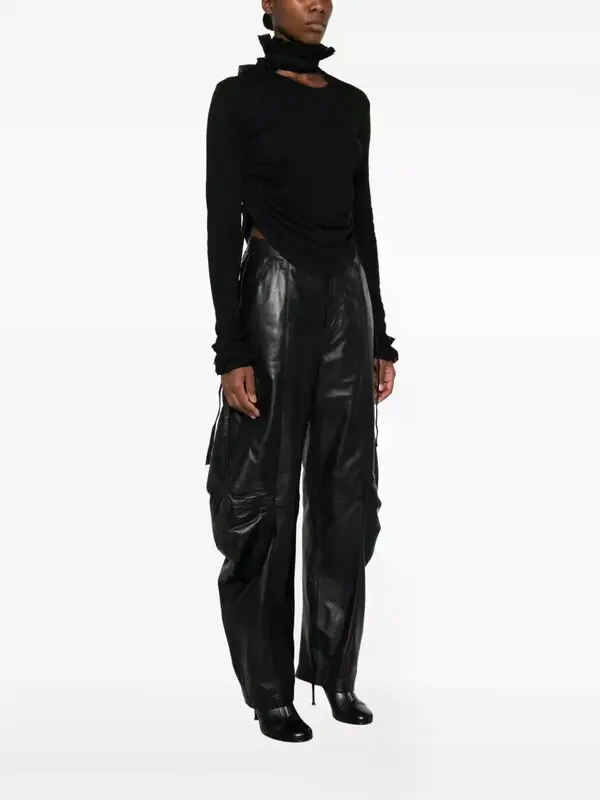 ANN DEMEULEMEESTER Ruffled Gathered Top