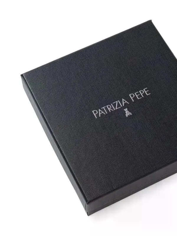 Patrizia Pepe Logo-plaque Leather Belt - Black