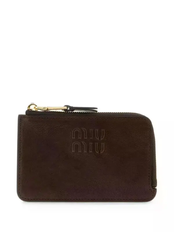 Miu Miu Nappa-leather Envelope Card Holder