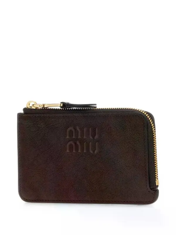 Miu Miu Nappa-leather Envelope Card Holder