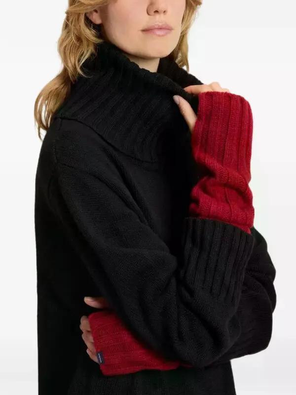 Woolrich Ribbed-knit Fingerless Gloves