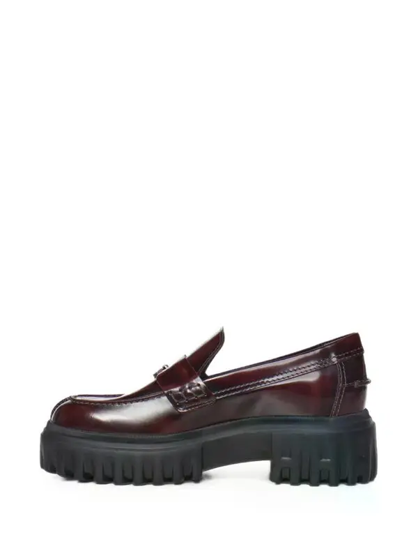 Hogan H700 Chunky-sole Leather Loafers