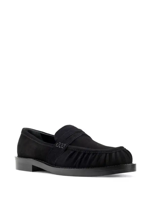 CHUCKIES Ruched Penny Loafers