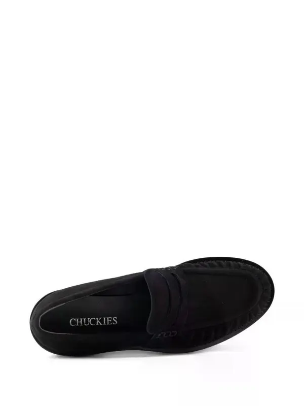 CHUCKIES Ruched Penny Loafers