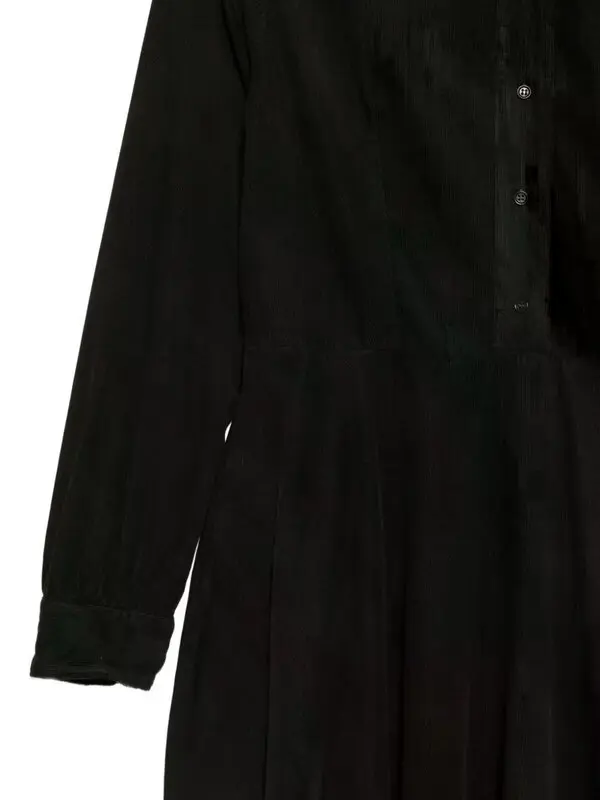 Aspesi Corduroy Long-sleeve Maxi Dress