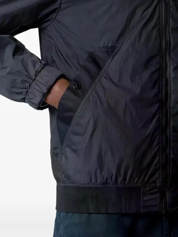 Stone Island Crinkle Reps Ny Zip-up Jacket