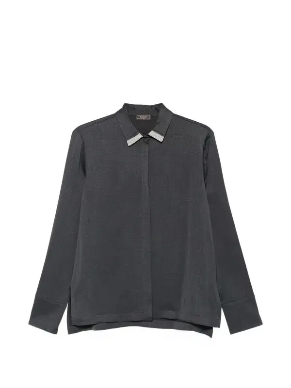 Peserico Embellished-collar Shirt