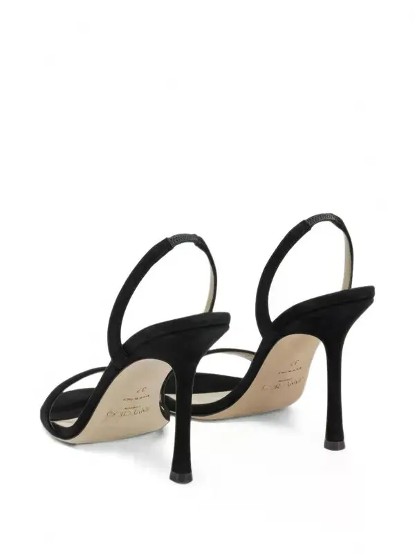JIMMY CHOO Jenn 100 Suede Sandals