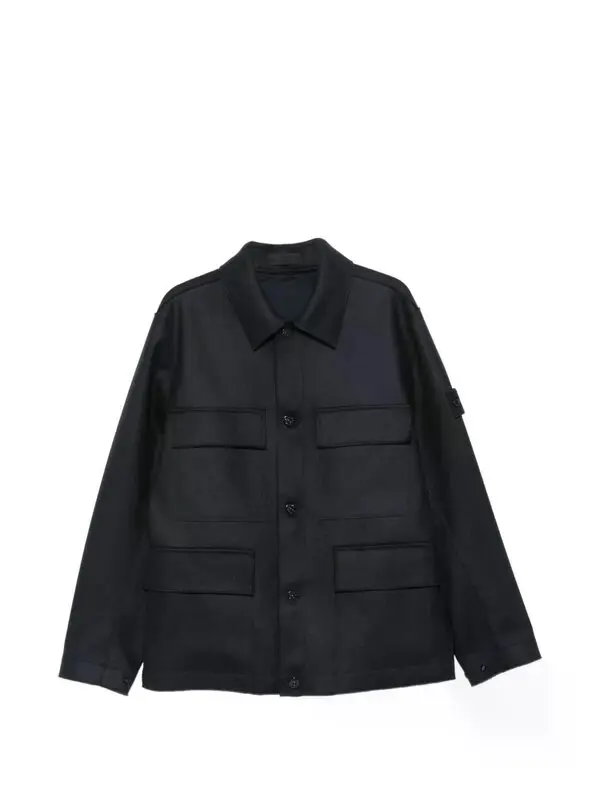 Stone Island Compass Patch Multi-pocket Coat