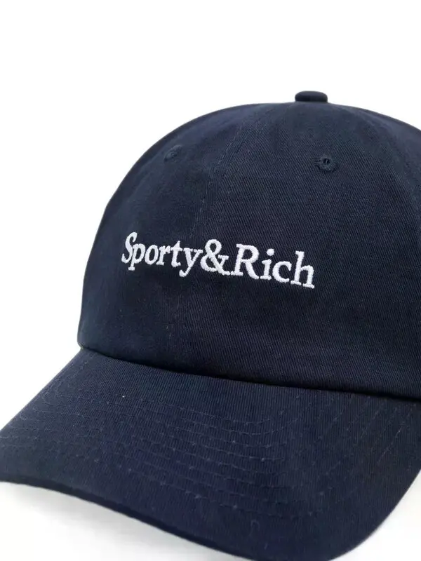 Sporty & Rich Logo-embroidered Baseball Cap