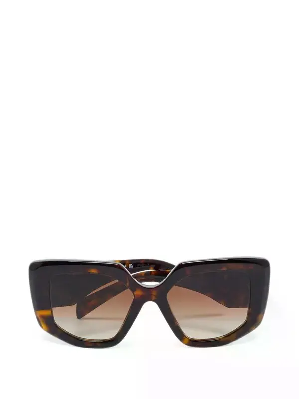 Prada Symbole Cat-eye Sunglasses - Brown