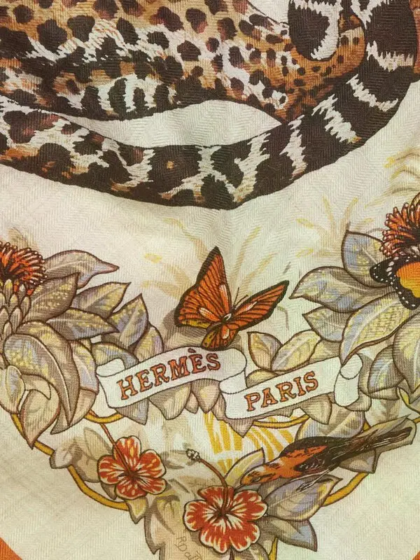 Hermès Jungle Love Triangle Scarf